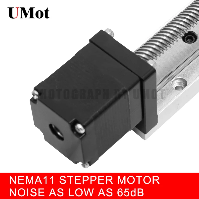 UMot Mini Linear Guide Set Linear Actuator Effective Travel 50-300mm ...