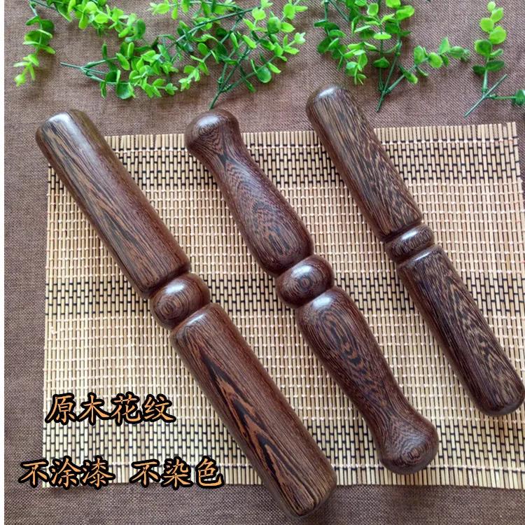 Bocote Taiji rules solid wood taiji sticks ebony health rod Taichi ...