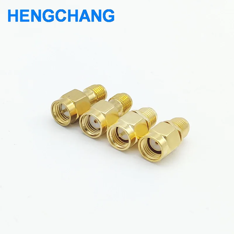 4pcs/lot SMA to SMA adapter connector 4 type SMA Conversion connector ...