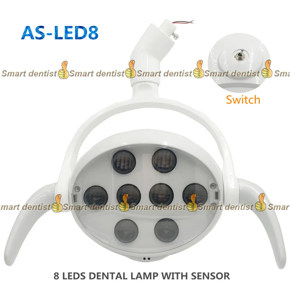 New Led Dental Lamp With Sensor 8pcs Led Bulbs Dental Chair Lamps Oral ...