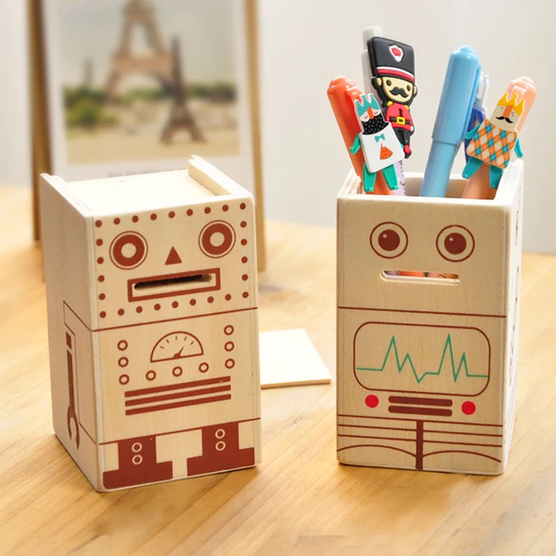 Robot Pencil Holder at Sara Swasey blog