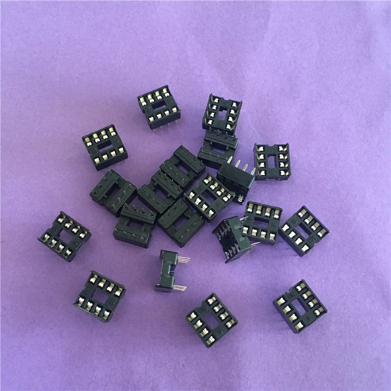 20pcs St079y 8 Pin Dip8 Ic Sockets Adaptor Solder Type Ic Connector ...