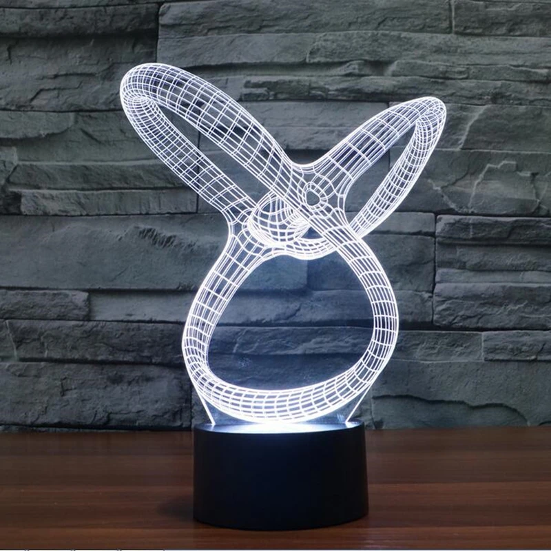 Abstract 3D lights decorative lights in home decoration colorful 3d ...