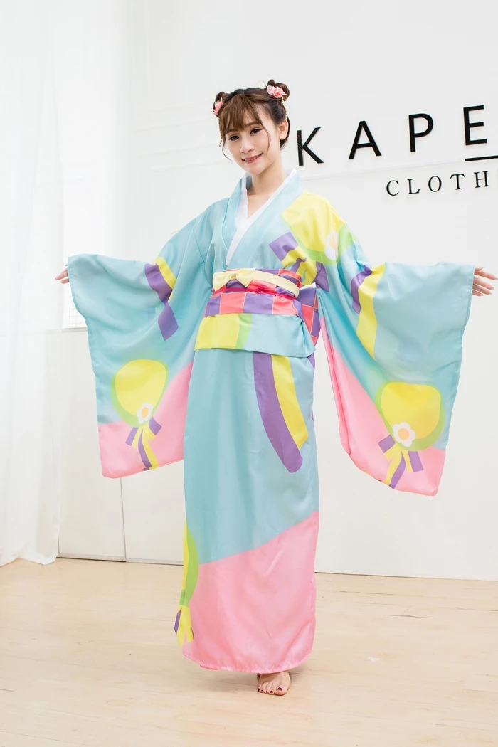 Kobayashi San Chi No Maid Dragon Tohru Kimono Yukata Cosplay Costume ...