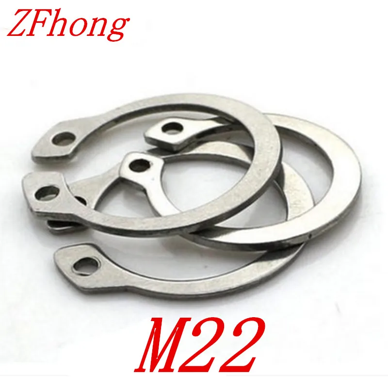 40pcs m22 DIN471 C Type Snap Retaining Ring For 22mm External Shaft ...