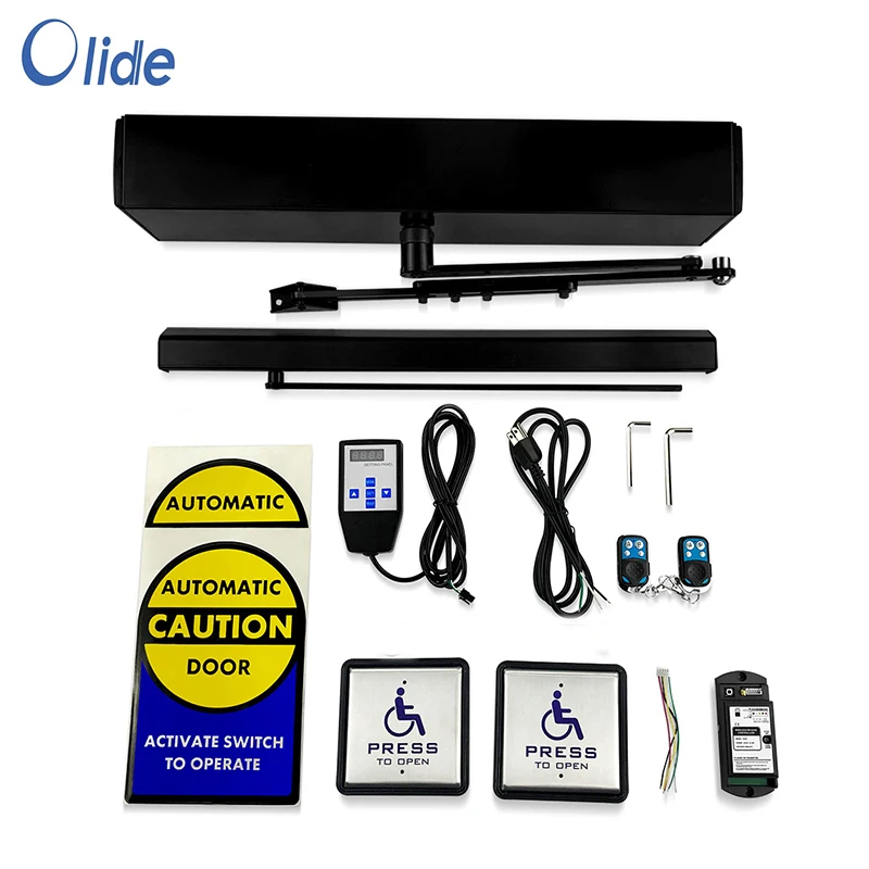 Olide-Black-Color-Low-Energy-Handicap-Auto-Door-Openers-Wireless ...