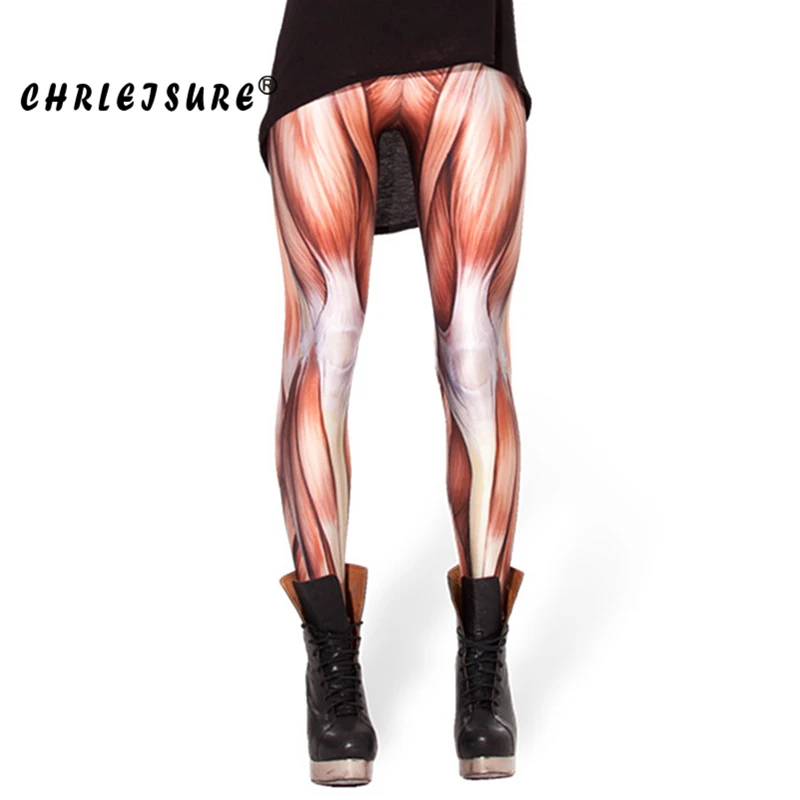 Chrleisure S Xl 3d Print Muscle Leggings Pants Women Fitness Leggins Trousers Activity Clothes