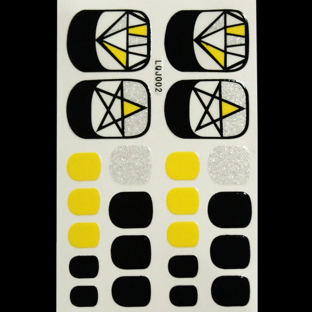 Factory Sale Fashion 22 Tips Toe Art Sticker Self-adhesive Toe Sticker ...