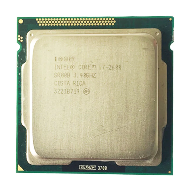 Intel core i7 2600 core 2600 CPU 3,4 GHz/8MB L3 Cache Quad Core TDP 95W ...
