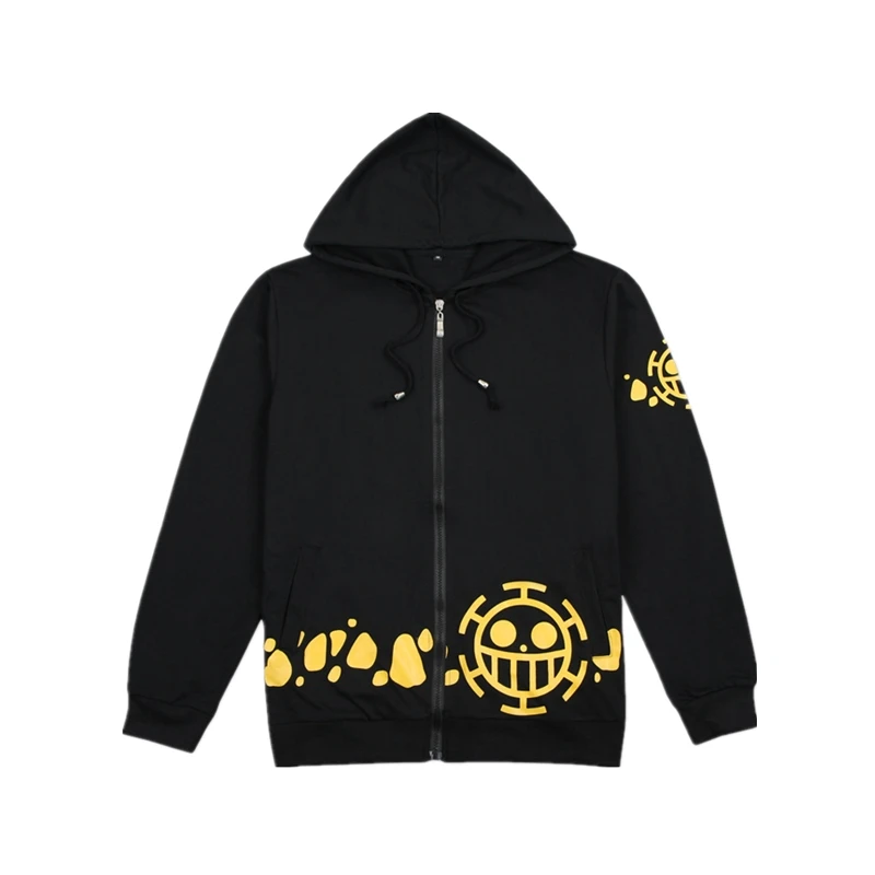 Anime One Piece Zipper Long Sleeve Hoodie - AllCosplay.com