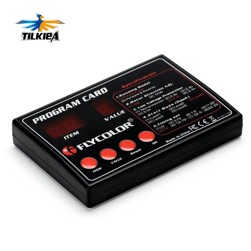 Rc Boat Flycolor 50 To 150a Esc Programming Card - Parts & Accs ...