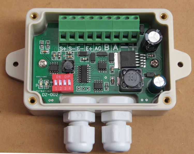 Load Cell Timbangan Modul Modbus RTU Protokol RS485 Transmitter 24 Bit ...