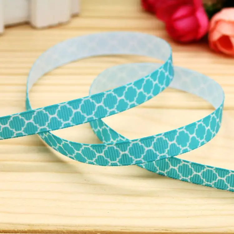3-8-blue-tiff-quatrefoil-printed-grosgrain-ribbon-hair-bow-headwear ...