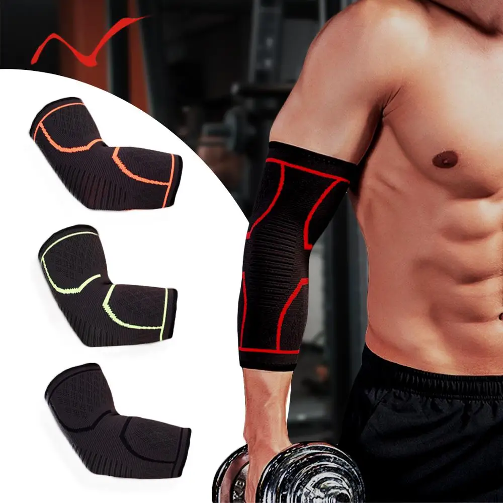 1pcs Elbow Brace Compression Support Breathable Crashproof Basketball