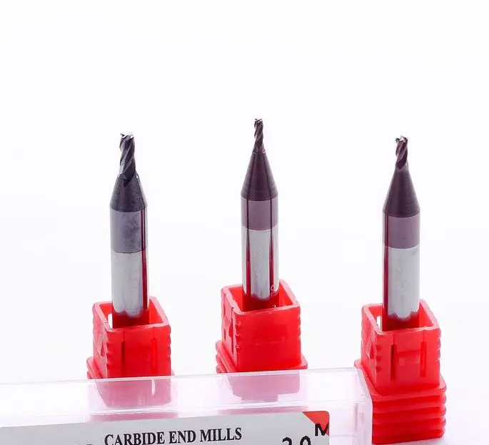 HRC55 6mm Shank 1 4mm 4 Blades Tungsten Alloy Steel Cutter Mini Key ...