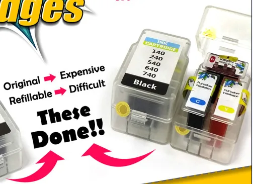 Recarga 540 541 Canon Cartucho Canon PG-540 XL Color Negro (75586 ...