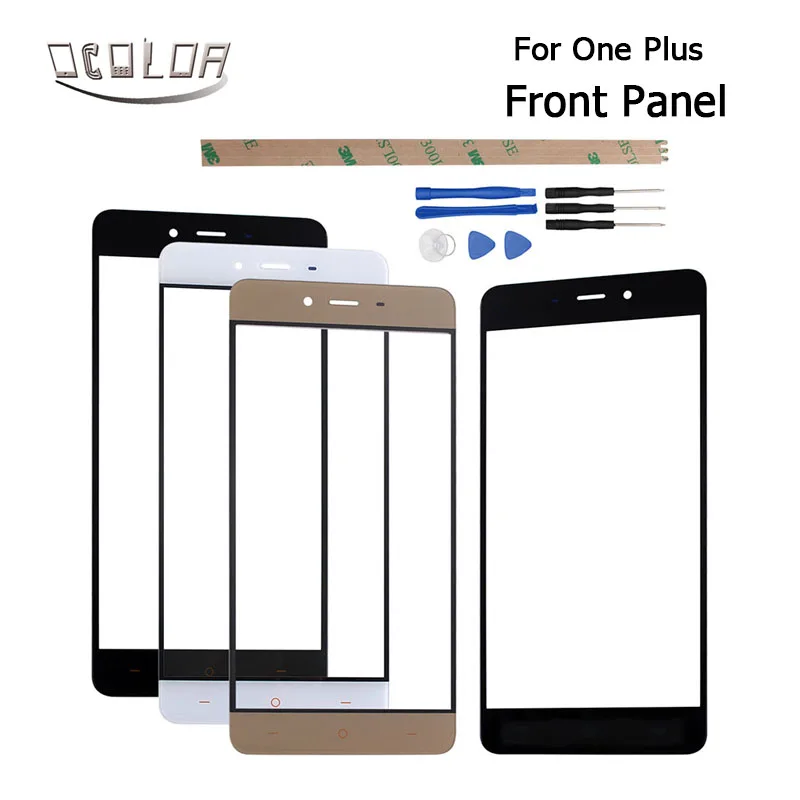 Ocolor For One Plus 2 Two 3 X Front Touch Lens Replacement Front Glass ...