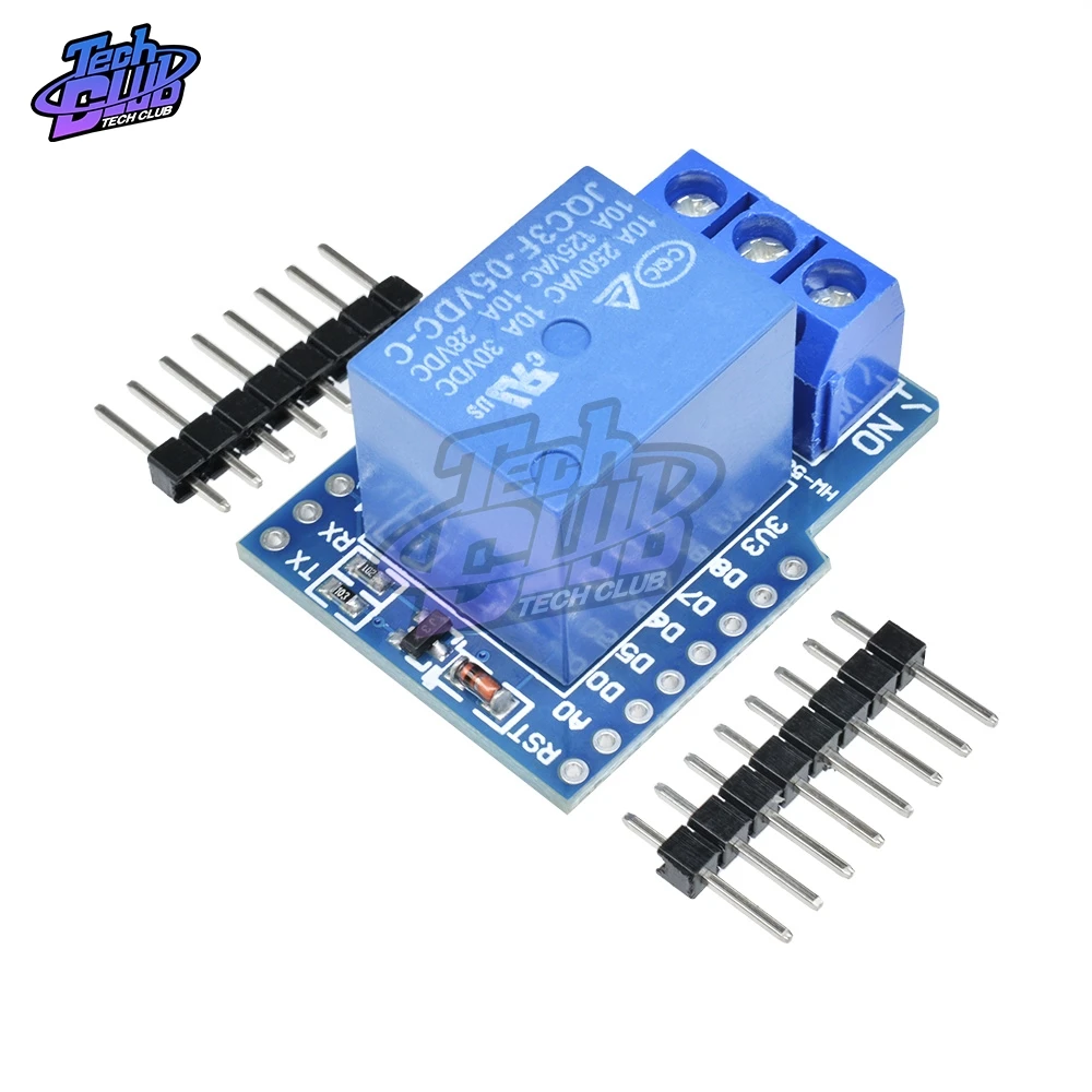 One Channel Wemos D1 Mini Relay Shield For Wemos D1 Mini Relay Module ...
