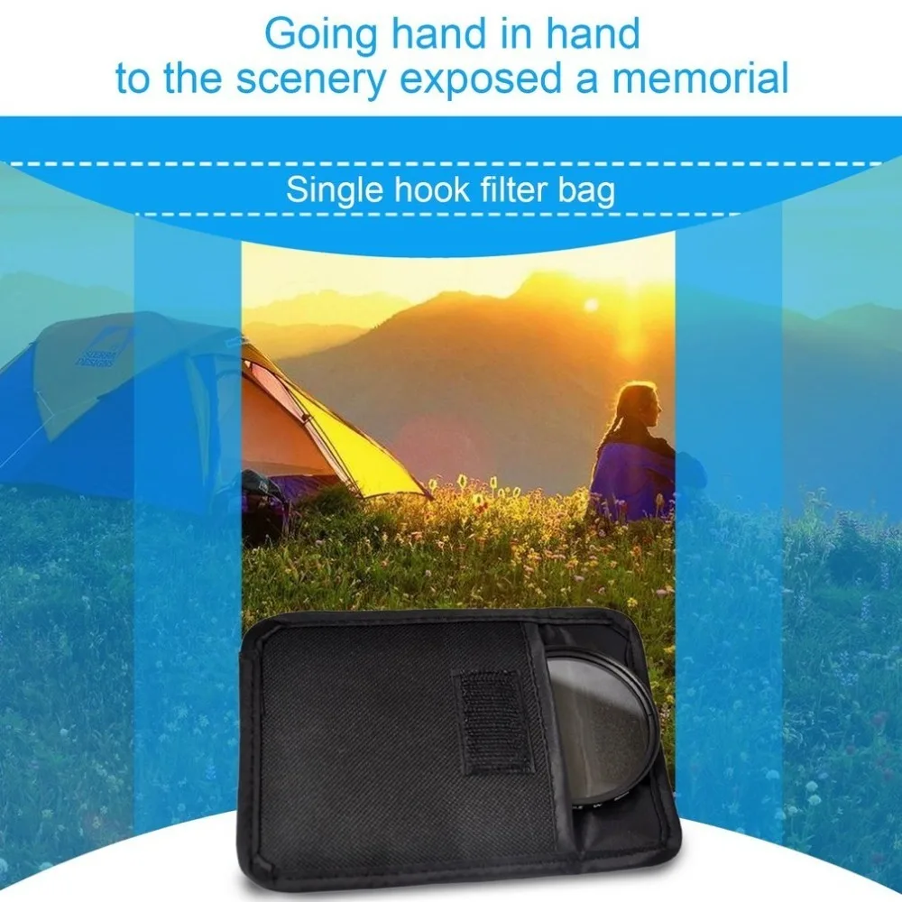 Filter Bag Camera UV CPL Lens Filter Case Protective Storage Case For ...