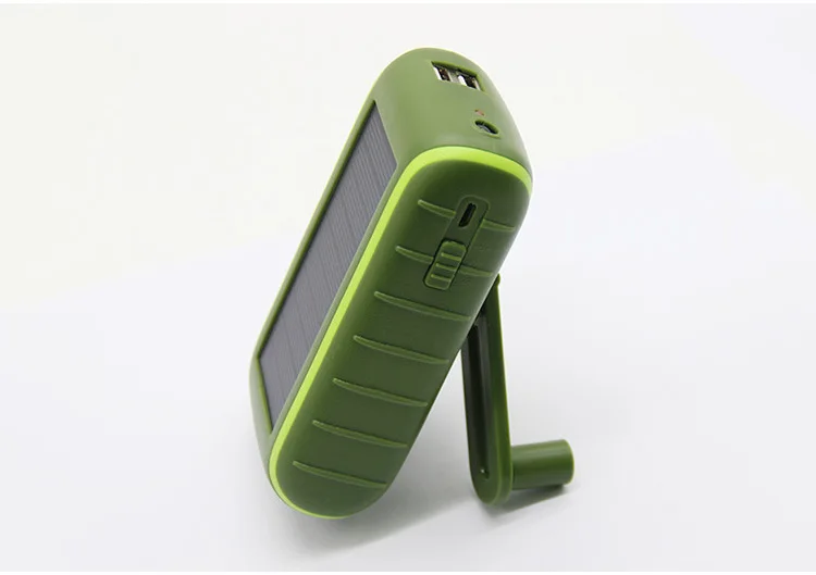 Hand Dynamo & Solar Energy Outdoor USB Charger portable external ...