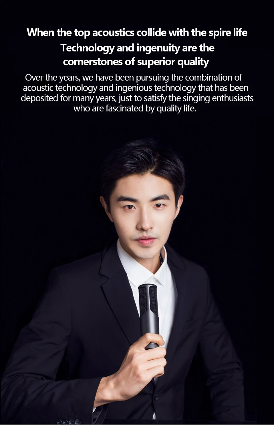 Xiaomi Mijia JUNLIN цифровой HD микрофон портативный микрофон шумоподавление в режиме реального ...