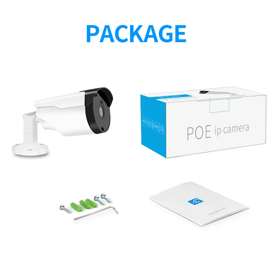Vstarcam HD POE 1080P 2MP Bullet IP Camera POE ONVIF Waterproof IP66 ...