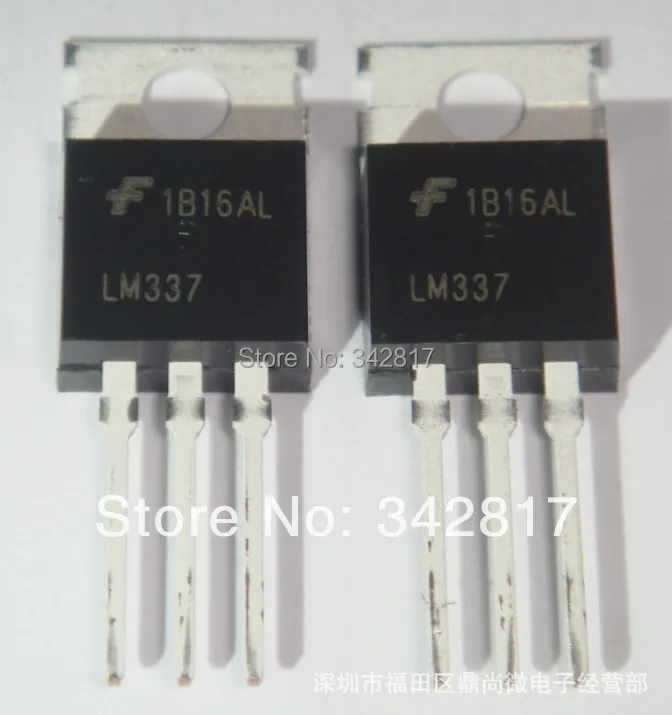 Lm337t TO 220 LM337 3 Terminal negativo ajustable reguladores 1.5A 50 ...
