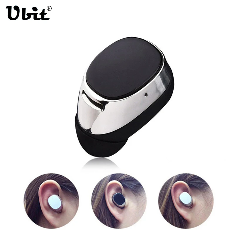 Ubit Super Mini Stereo Mini7 Invisible Bluetooth Headset Wireless V4.1 ...