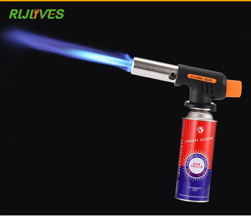 RLJLIVES-Flame-Gun-Welding-Gas-Torch-Lighter-Heating-Ignition-Butane ...