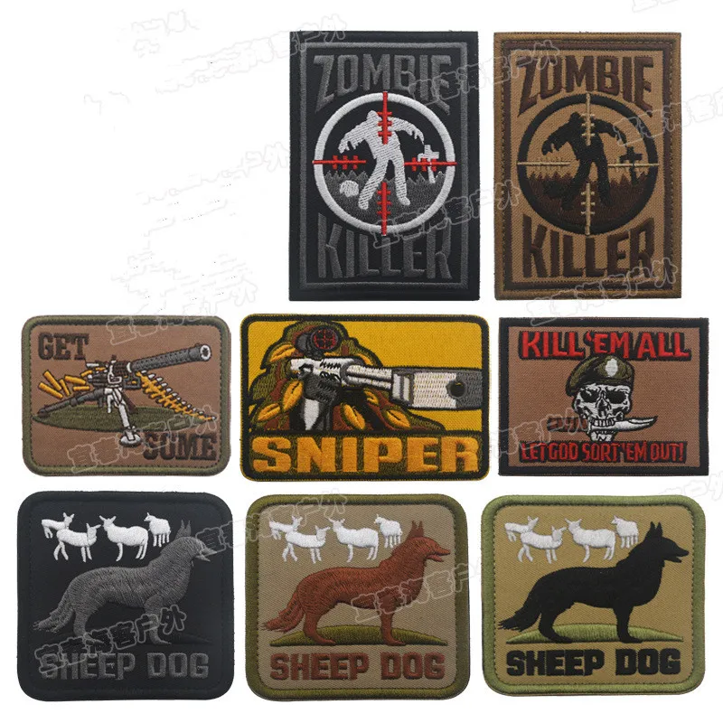 SHEEPDOG Sheep Dog US ARMY TACTICAL K9 Patch BADGE Stripes STICKERS ...
