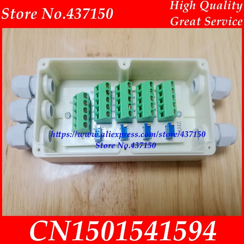 Generic Load Cell Junction Box 5-hole 4-wire Junction Box Weighbridge ...