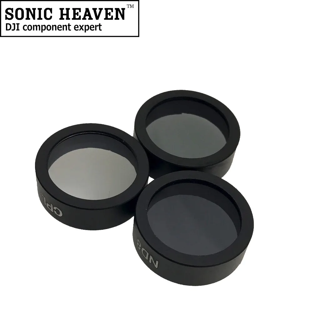 3in1 DJI Camera Drone Filters for Mavic Pro CPL + ND4 + ND8 Circular ...