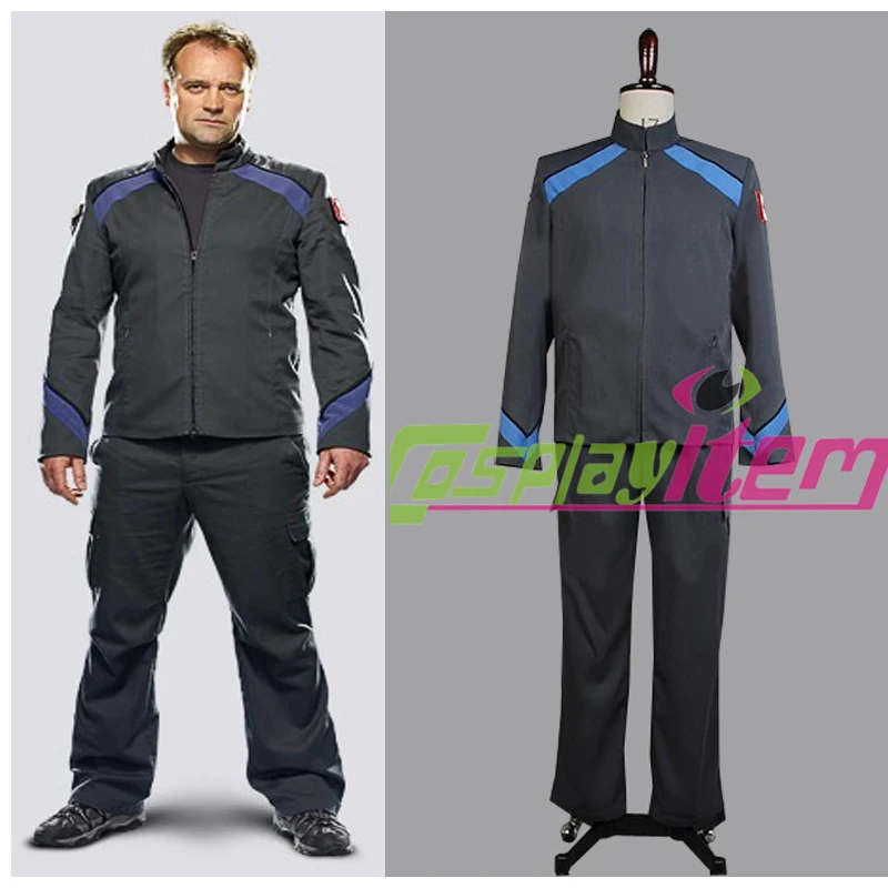Stargate Costume Atlantis Rodney Mckay Grey Version Uniform Costume ...