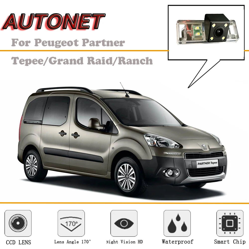 AUTONET-Rear-View-camera-For-Peugeot-Partner-Tepee-Grand-Raid-Ranch ...