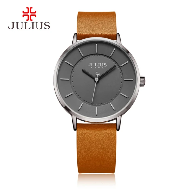 Classic Julius Men's Watch Japan Quartz Hours Fashion Clock Leather ...
