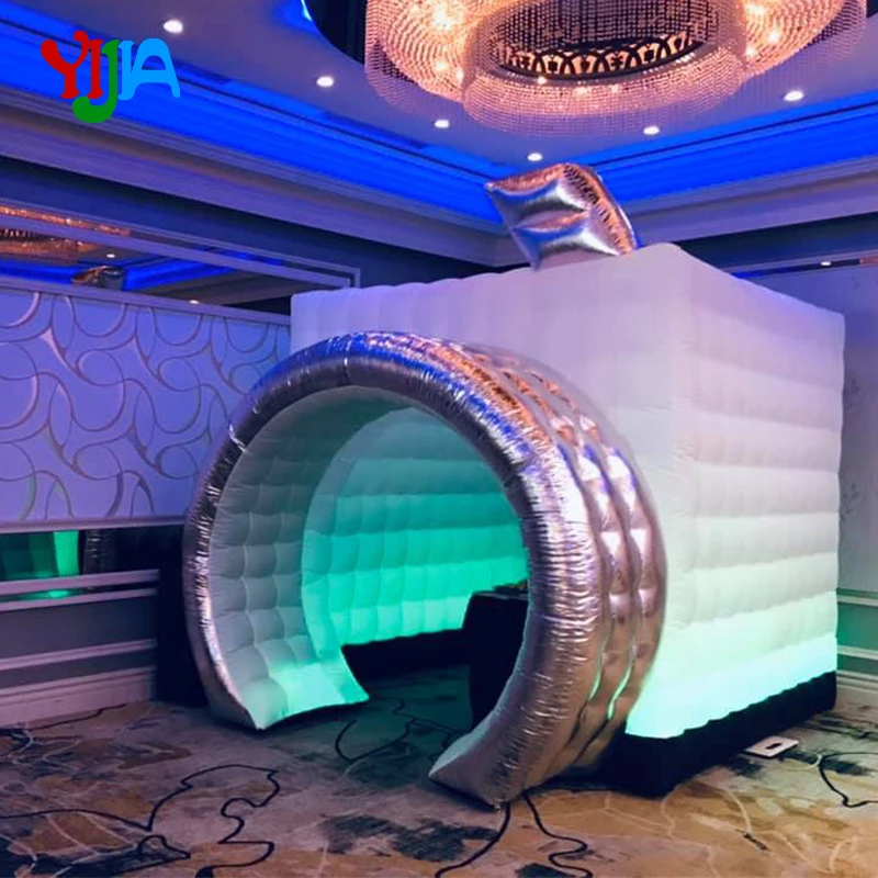 8ft /2.5m Camera shape Door Inflatable Photo both with LED strips ...