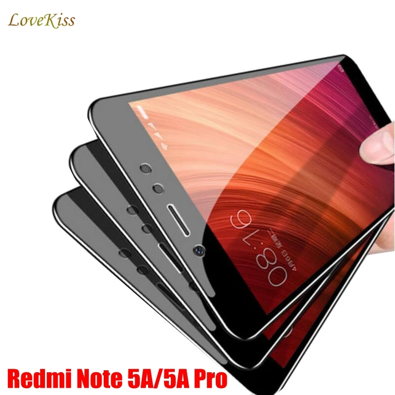 Vidrio Templado completo Lovekiss 9H para Xiaomi Redmi Note 5A Pro Y1 32 pantalla GB película ...