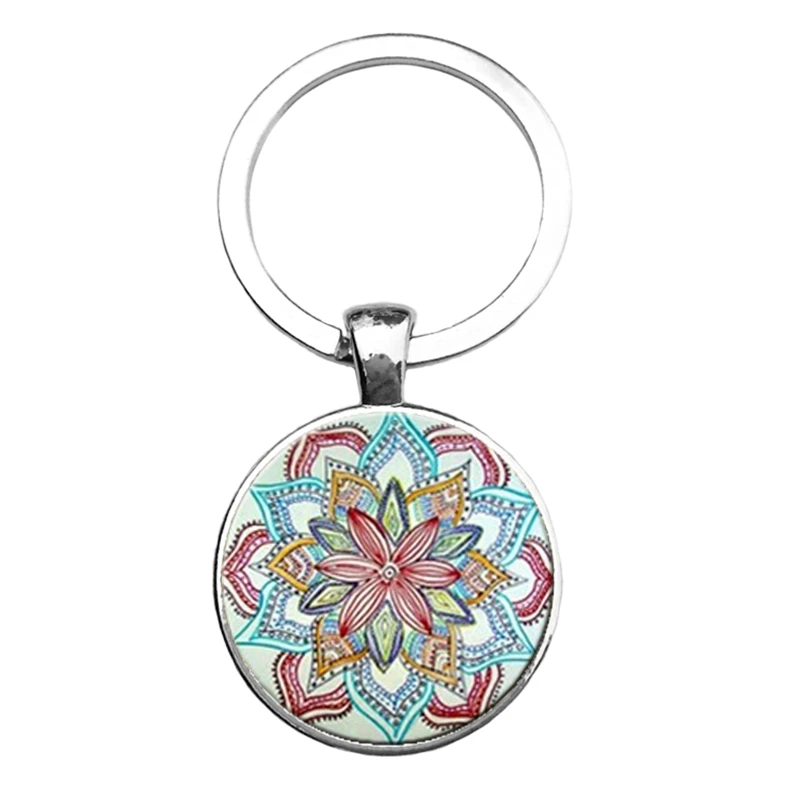 Mandala-Key-Chain-Buddha-Yoga-Sacred-Geometry-New-Art-Keychain-Photo ...
