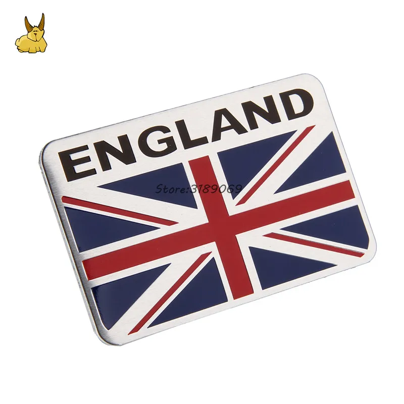 8x5cm Aluminium Alloy British UK flag Emblem Car Sticker Auto Badge ...
