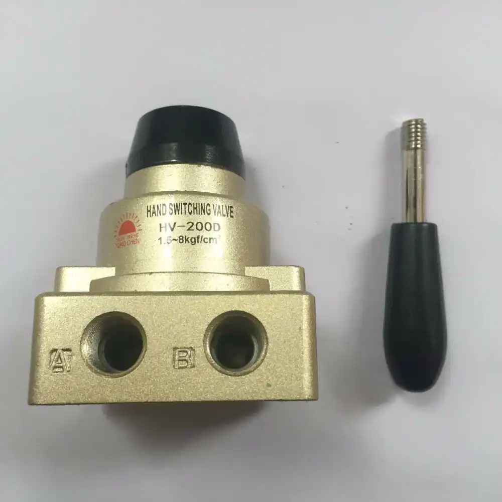 1pcs VH200 02 4 way 3 position 1/4" BSPT Hand Lever Air Valve Closed Center|air valve|closed ...