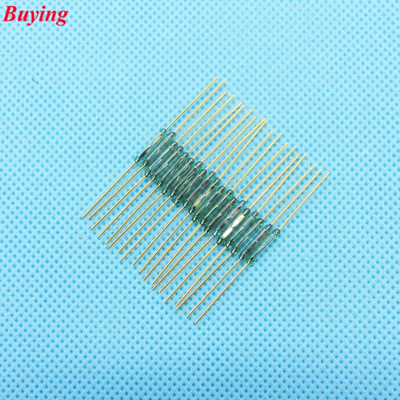10Pcs-2pcs-Reed-Switch-1-8-10mm-Magnetic-Control-Switch-Green-Glass ...