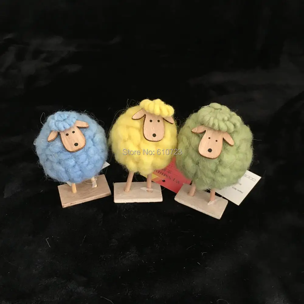 Factory direct sale, handicraft decoration, wool sheep, table ...