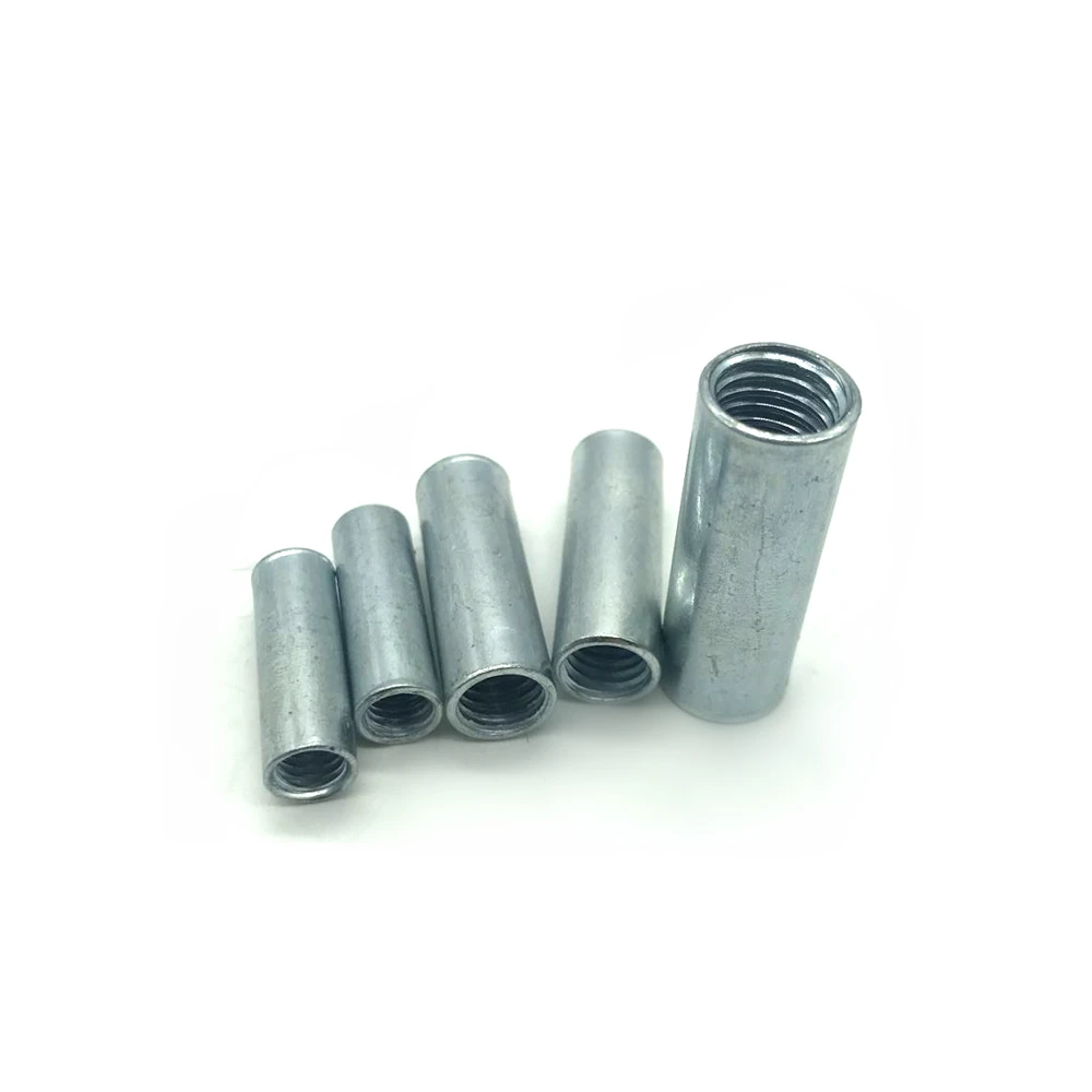 10pcs M6 M8 M10 M12 Round Joint Nuts Threaded Rod Bar Stud Round ...