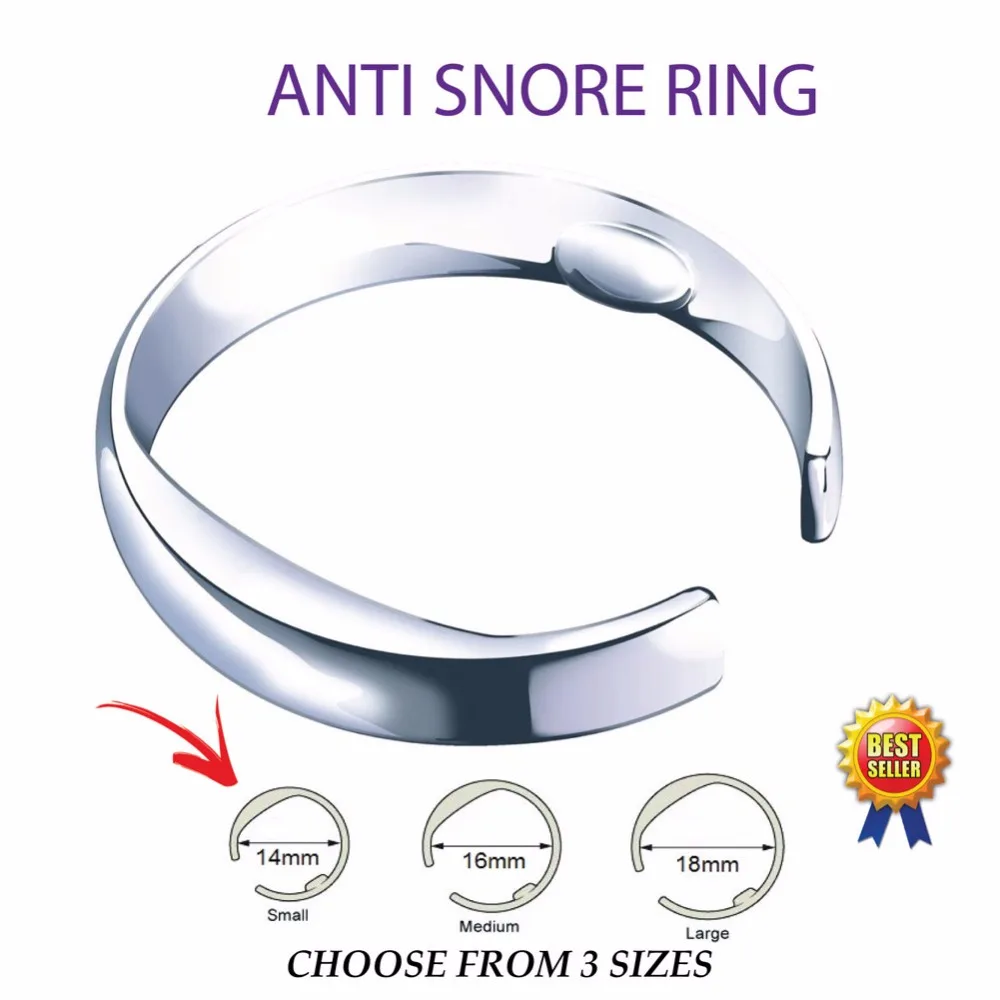 Anti Snore Ring Reflexology Therapy Acupressure Treatment Against ... Anti Snore Ring Reflexology Therapy Acupressure Treatment Against ...