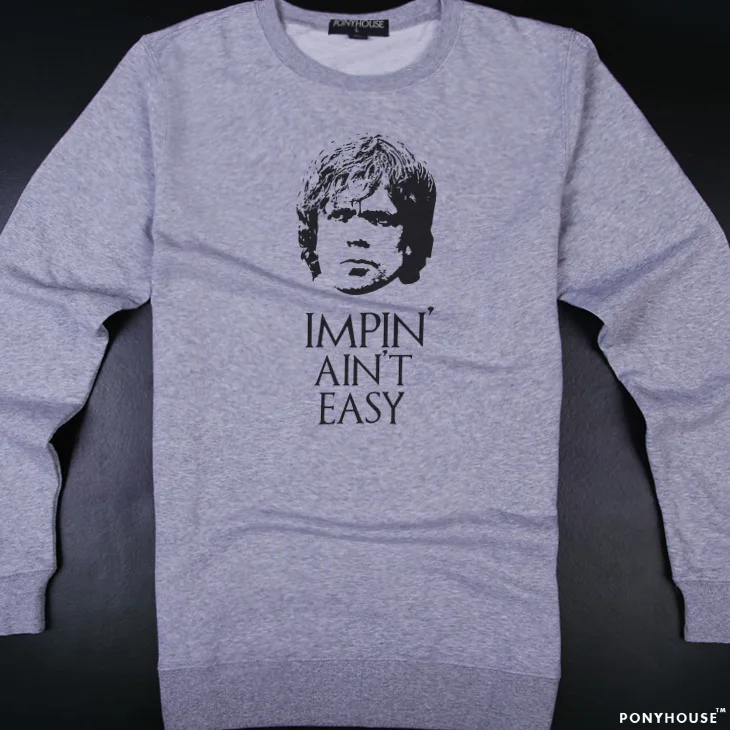 2015K MUV OGY IMPING AINT EASY IMP GAME OF THRONES men's sweater|games ...