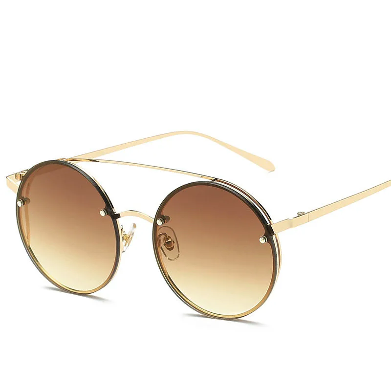 Small Round Sunglasses Women Brand Designer Sea Color Sun glasses ...