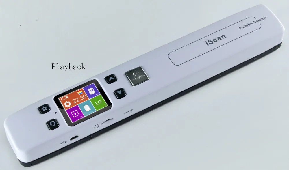 Iscan 1050 DPI Bookedge Handyscan Portable scanner Double roller ...