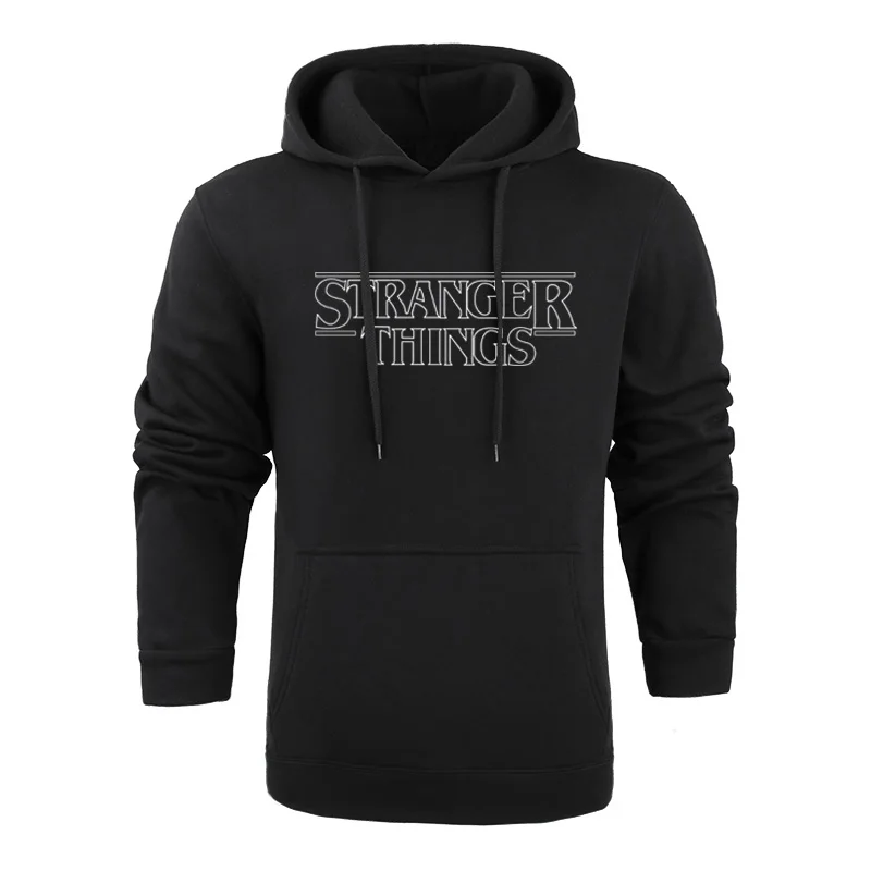 2017 Trendy Faces New Season Stranger Things Hooded Men Women Hoodies