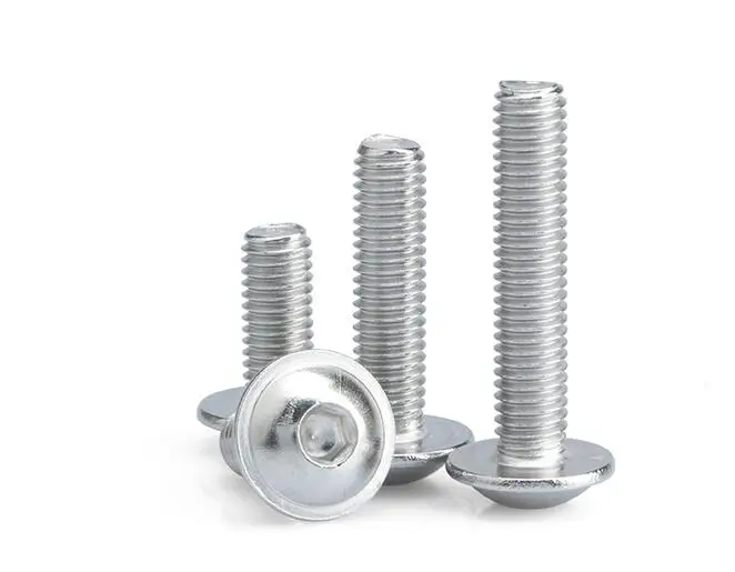 20Pcs-Flanged-Screws-M3-M4-M5-M6-Half-Round-Button-Head-with-Washer ...