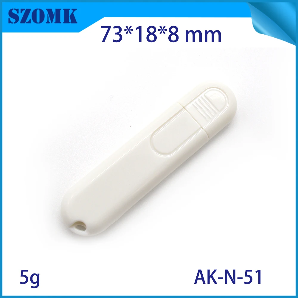 4 pcs, 8*18*73mm diy plastic usb flash drive electronics housing case ...